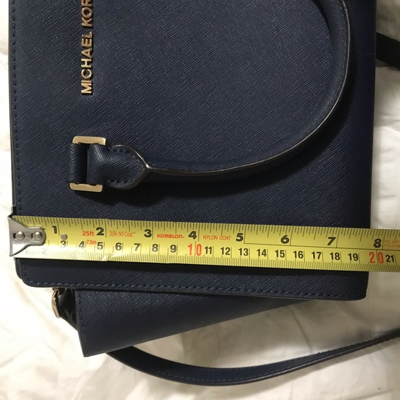 Michael Kors | Bags | Michael Kors Selma Medium Satchel Navy Blue | Poshmark